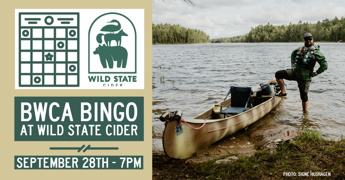 Boundary Waters BINGO at Wild State Cider - friends-bwca.org